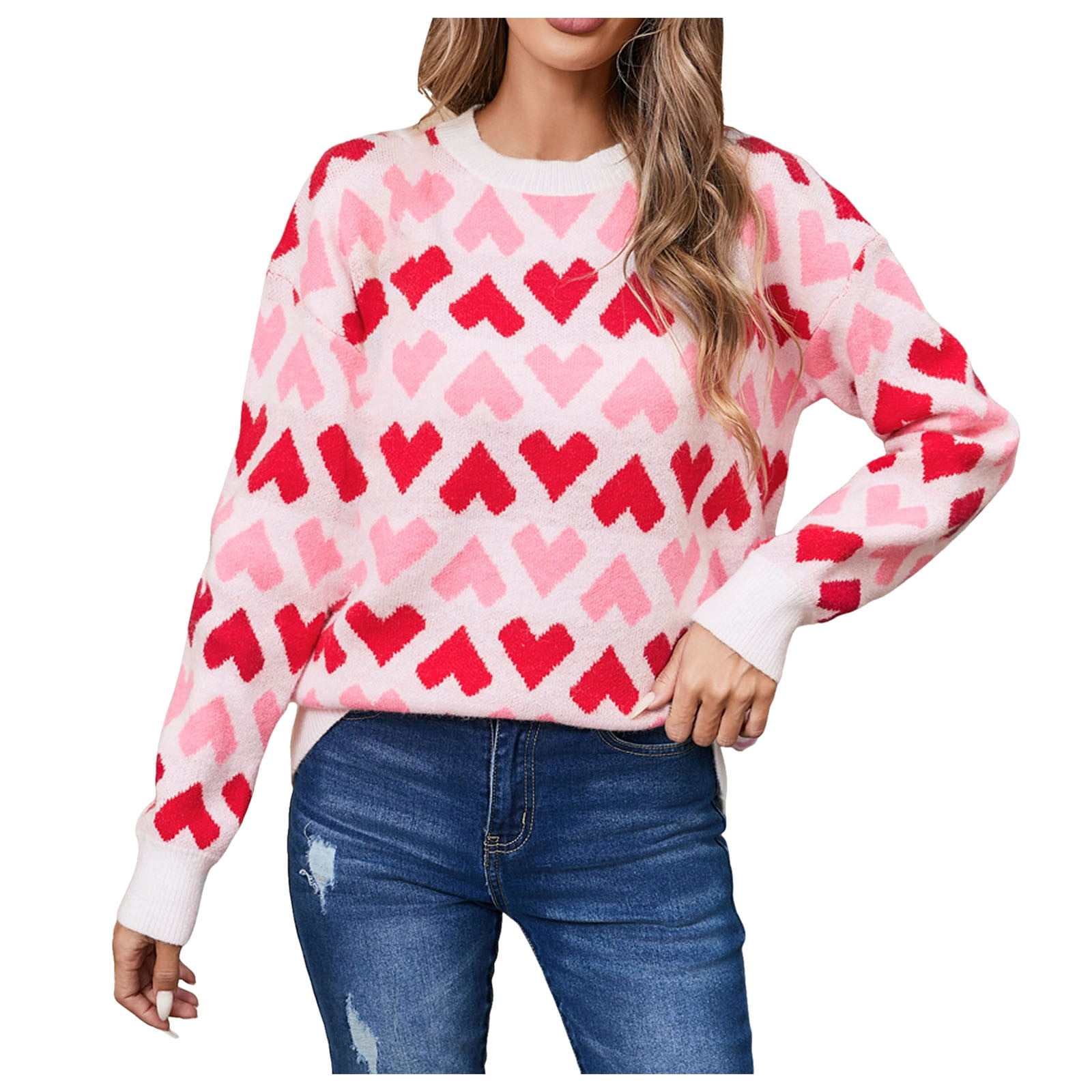 Daznico Womens Sweater,Cute Fall Sweaters for Women Trendy Casual Long ...
