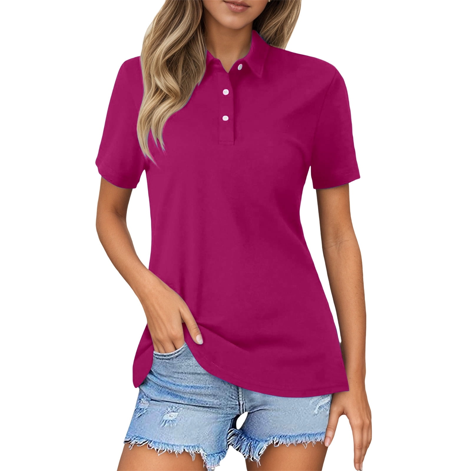 Daznico Womens Tops - Women's Casual Large Size Short-Sleeved T-Shirt ...