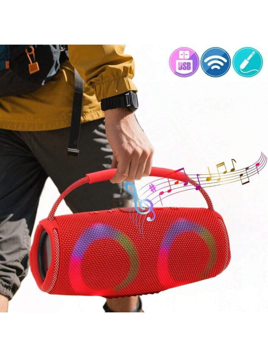 Dazone Portable Bluetooth Speaker Dual 3-In 4-In Woofer Wireless Stereo ...