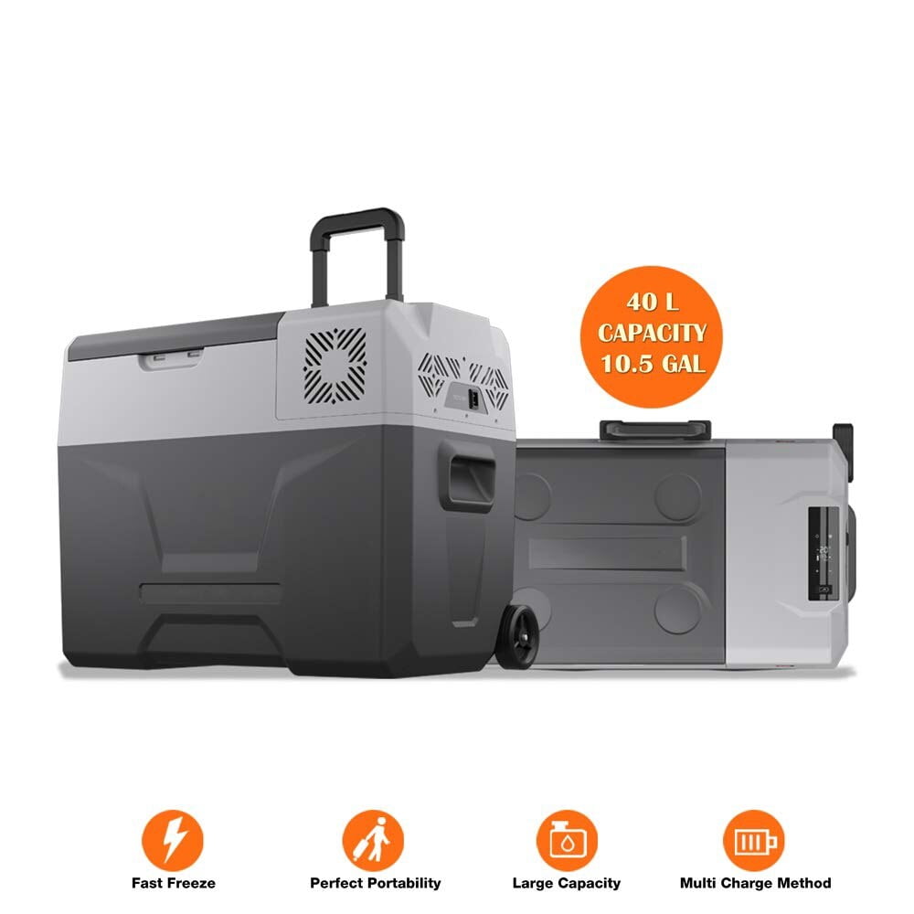 Dazone Portable Freezer Cooler AC/DC Compressor Refrigerator Fridge ...