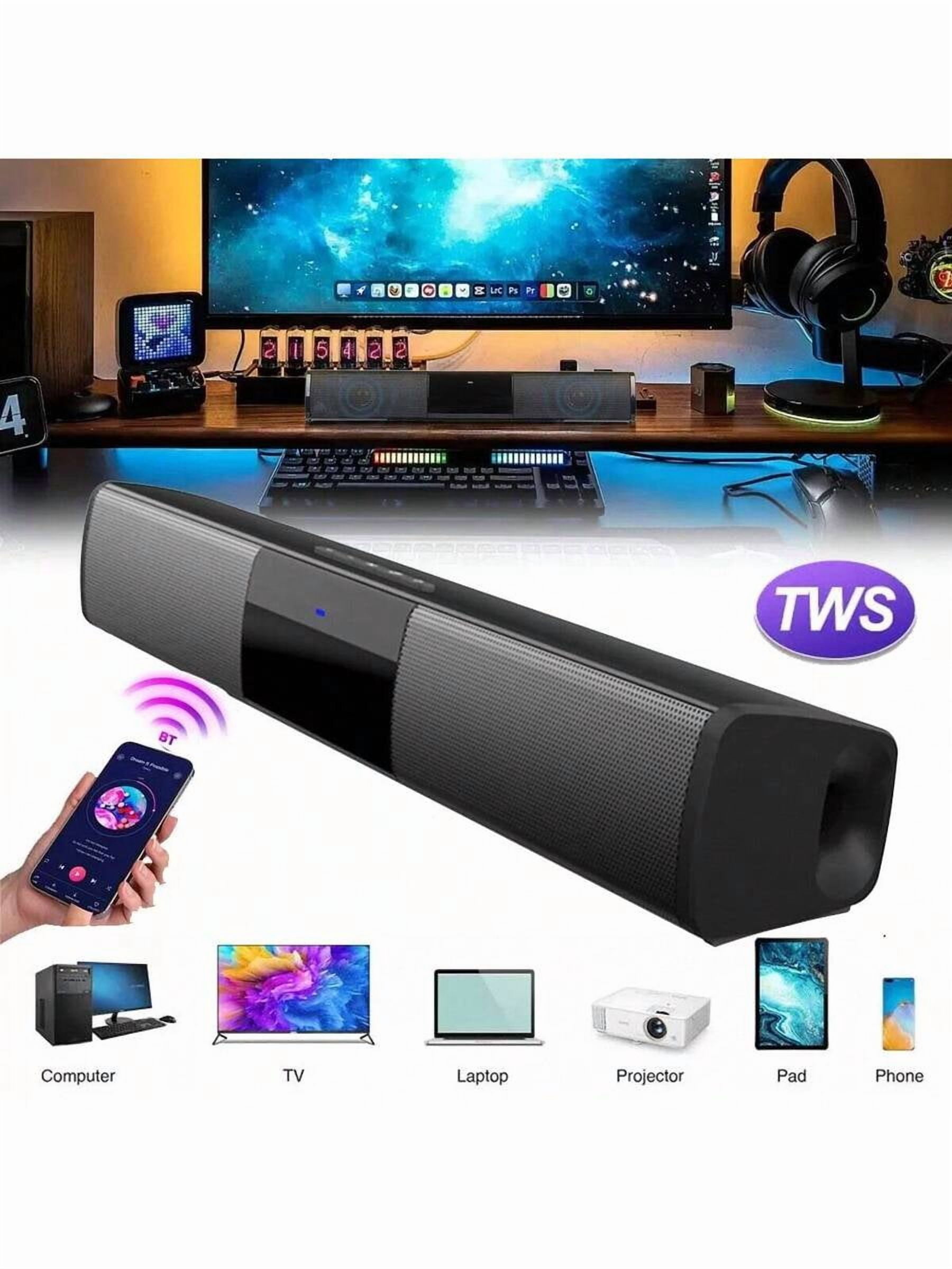 Dazone Surround Sound Bar Speaker System Wireless Bluetooth Subwoofer ...