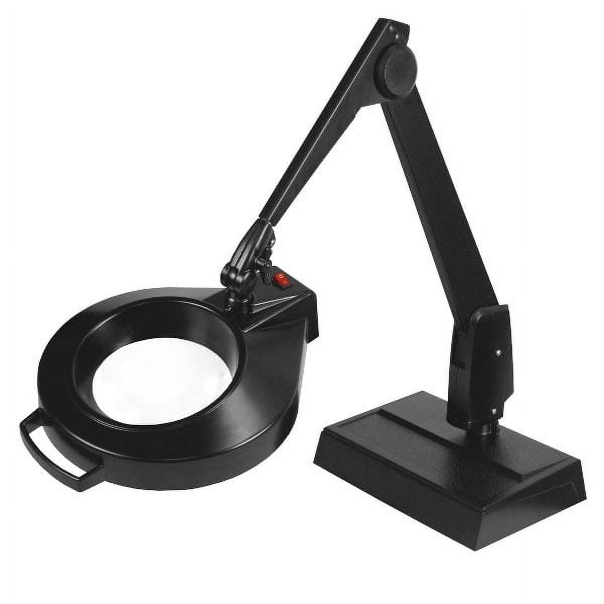 Dazor Circline Desk Base 28-Inch LED Magnifier- 3D 1.75x- Black - Walmart.com