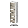 1/2/3/4/5/11Pack Collapsible Storage Cabinet Box w/Wheels Stackable ...