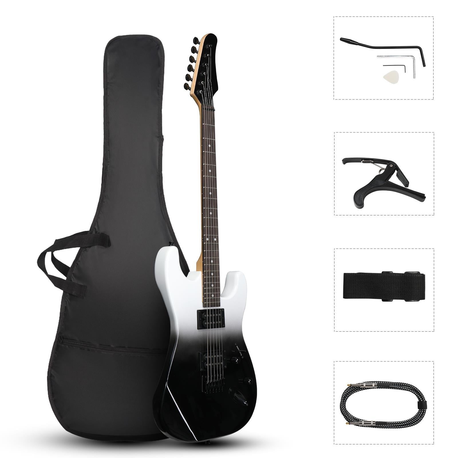 DazzAura 39" Full Size KST Electric Guitar Basswood School Band 22 ...