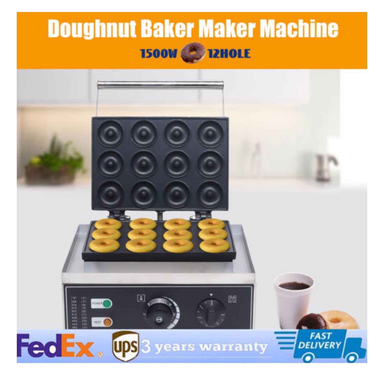 DazzAura Donut Machine Doughnut Baker Mini Donut Maker Machine Non ...