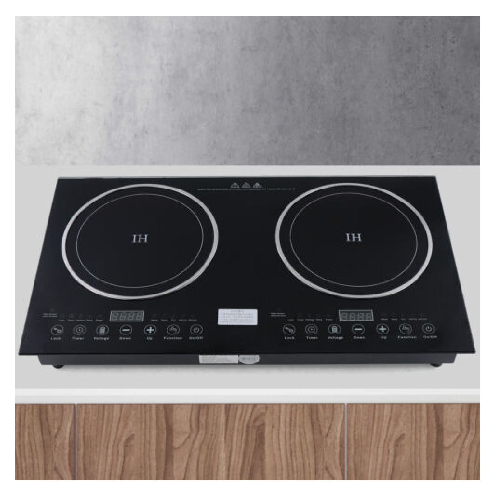 DazzAura Electric Induction Ceramic 2Burner Stove Cooktop Countertop ...