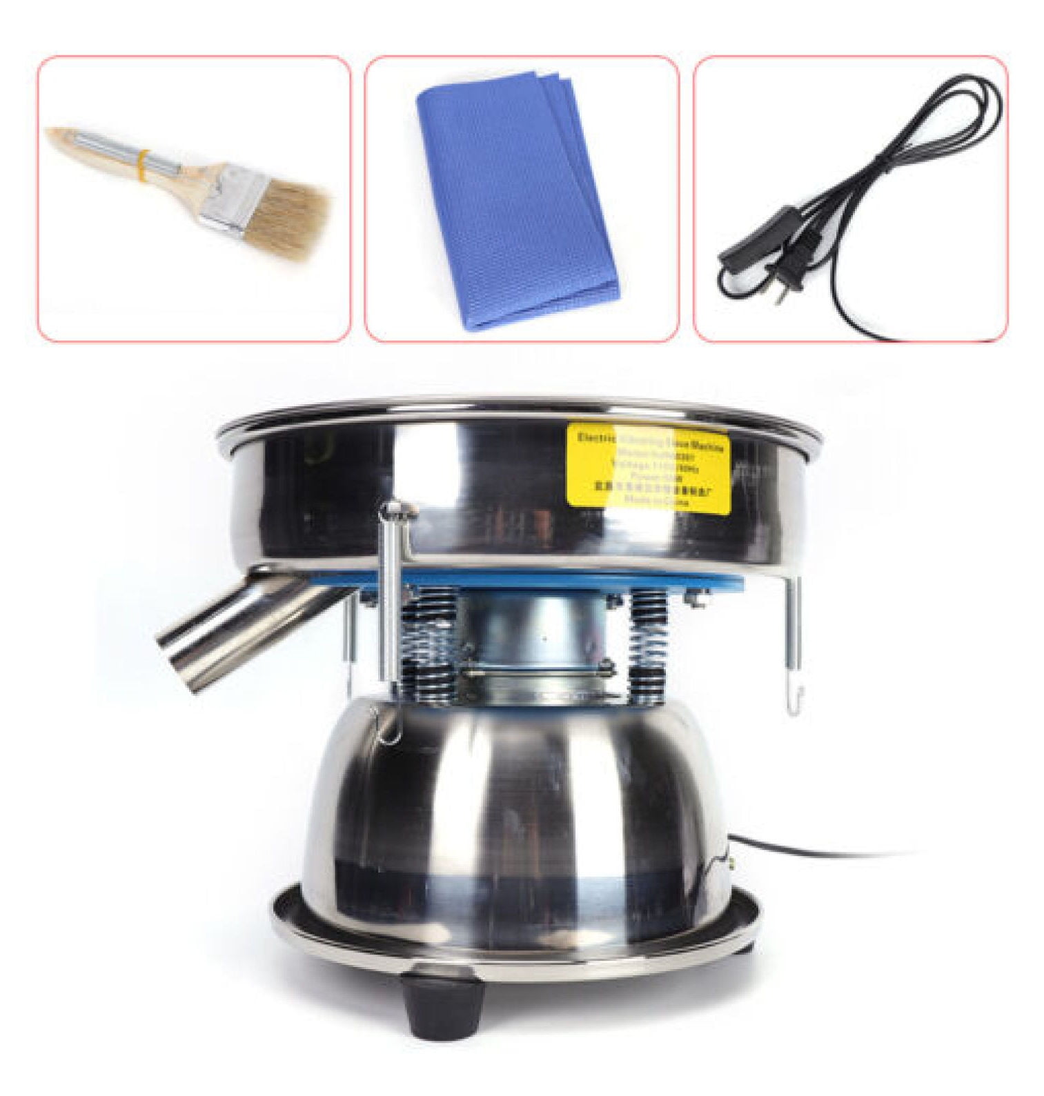 DazzAura Electric Sieve Vibrating Sieve Machine Automatic Powder ...