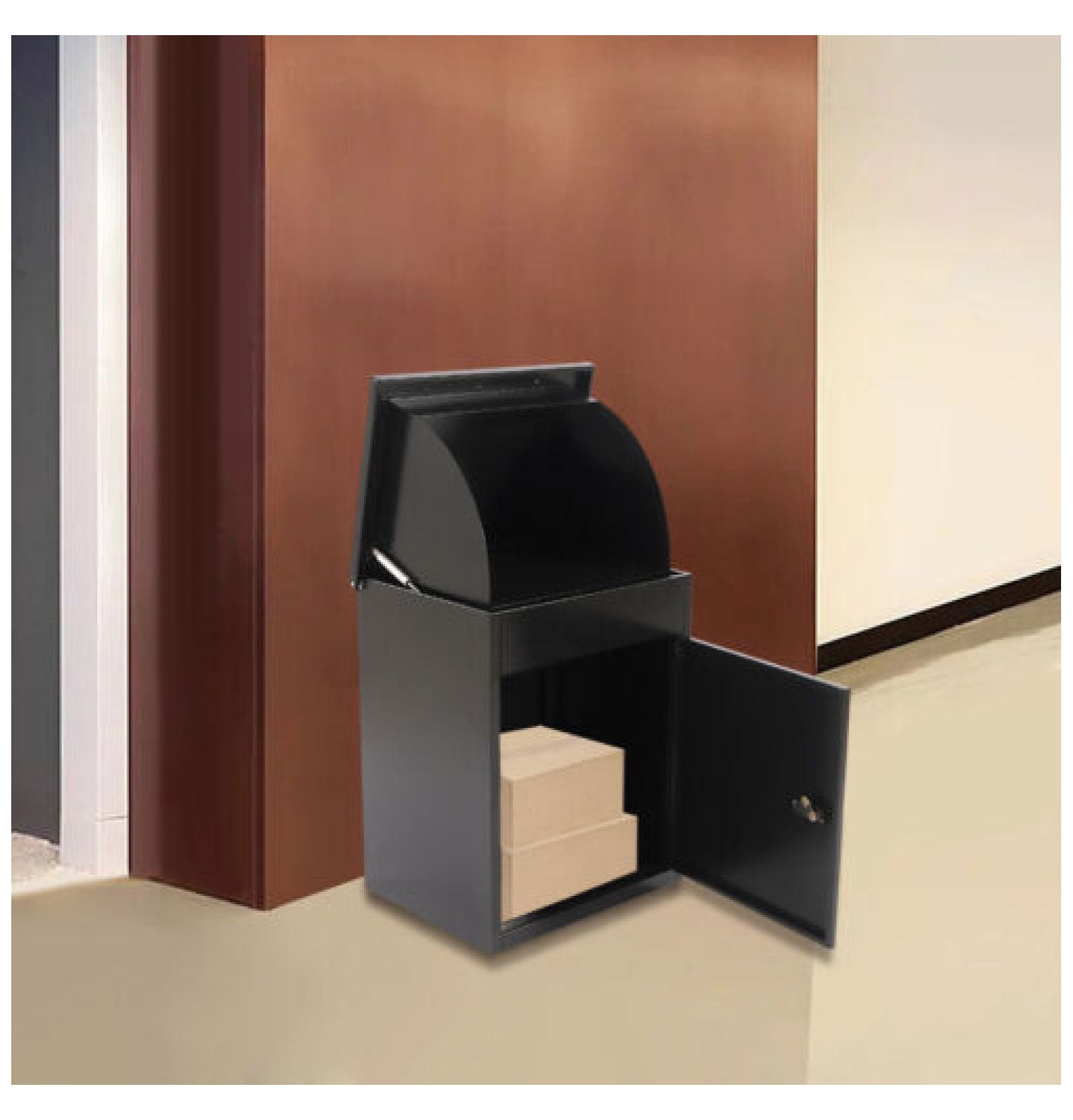 DazzAura Large Parcel Package Delivery Drop Box Home Porch Lockable ...