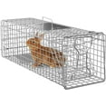 DazzAura Live Animal Cage Trap Steel Cage Catch Release Humane Rodent ...