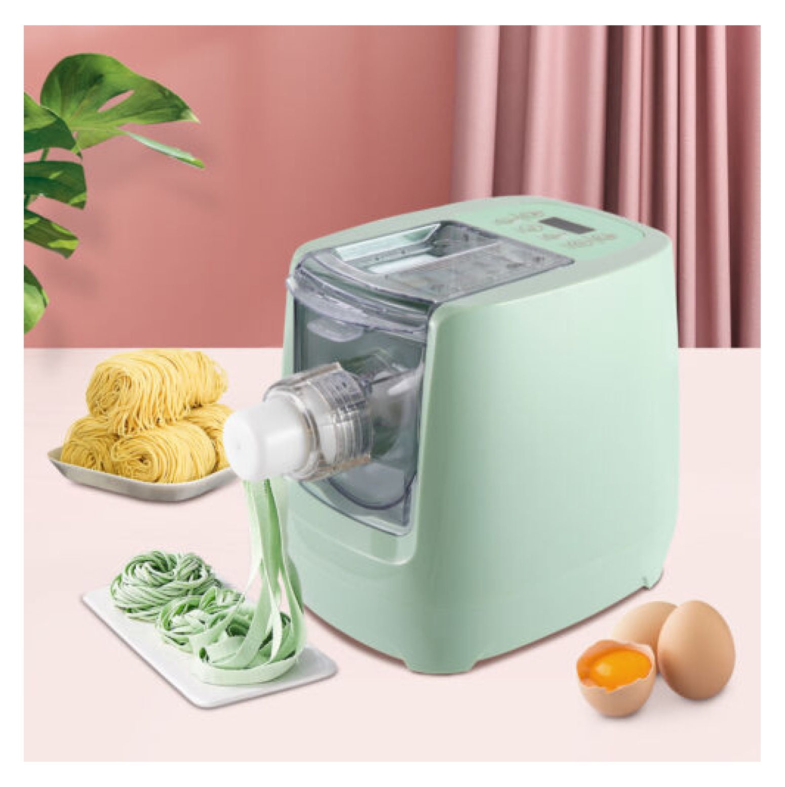 DazzAura Stainless Electric Dough Sheeter Noodle Pasta Maker Machine ...