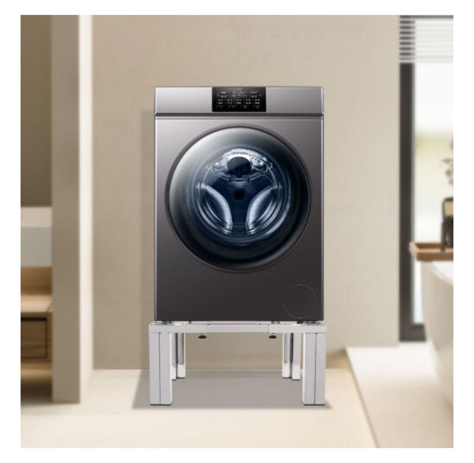 DazzAura Stainless Steel Dryer Stand Washer Pedestal Washing Machine ...