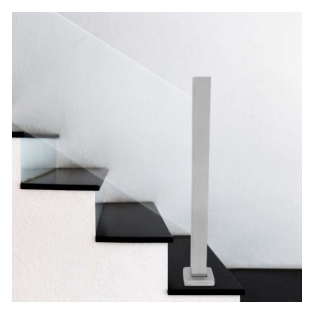 DazzAura for Balcony Deck Stairs Without Glass Drilling Glass Railing ...