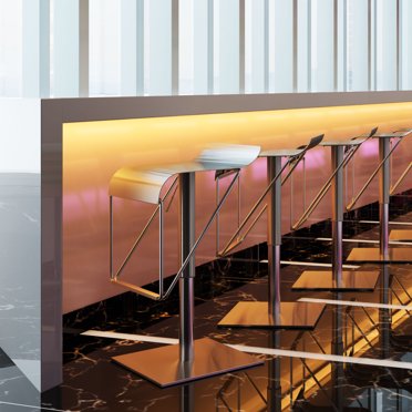 Modway Clip Powder-Coated Steel Seat Bar Stool in White - Walmart.com