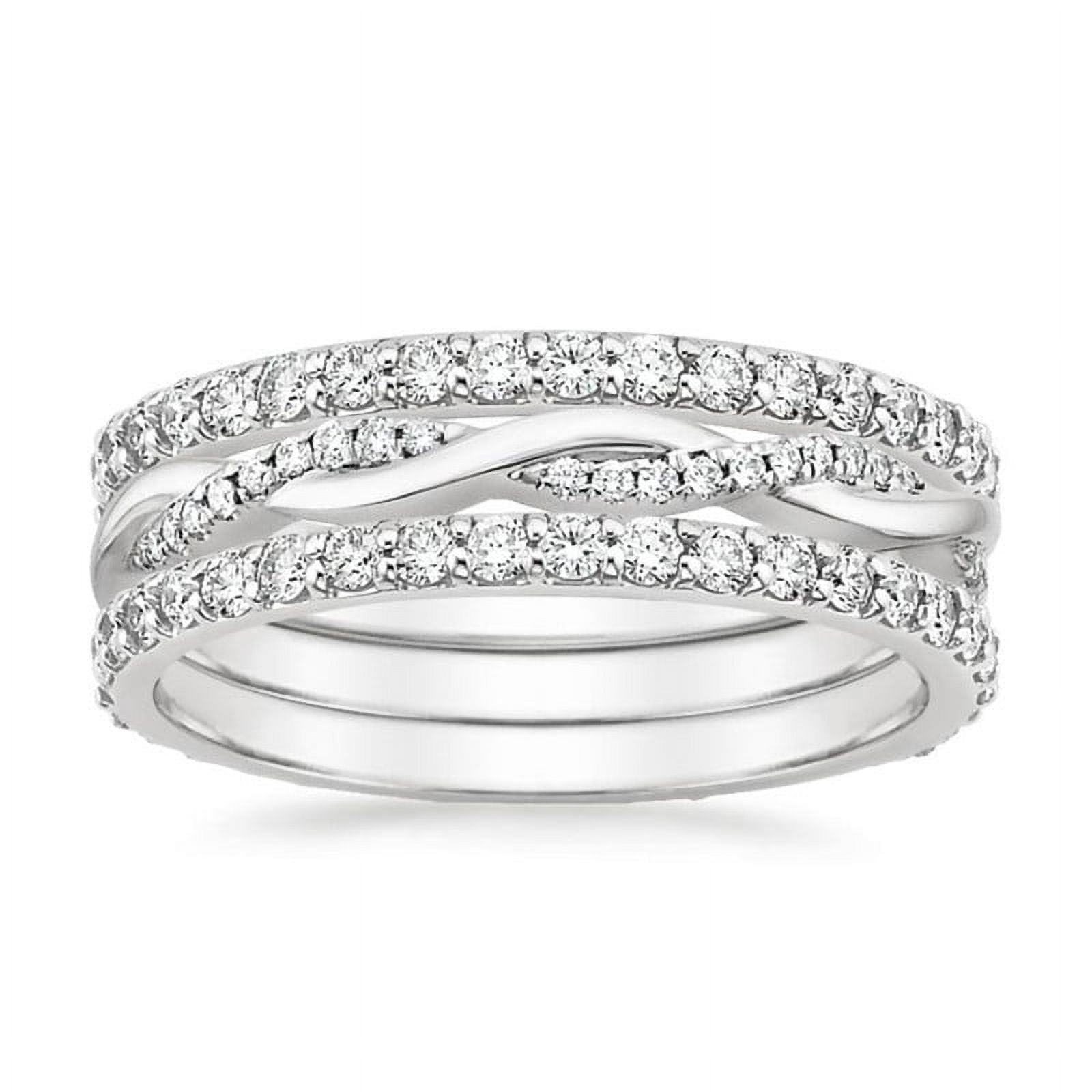 Dazzle Jewel Round Cut Brilliant 2 Ct Diamond Ring For Women's - 14K ...