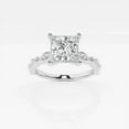 Dazzle Jewel Women's 2 Ct Princess Cut Diamond Engagement Ring ...