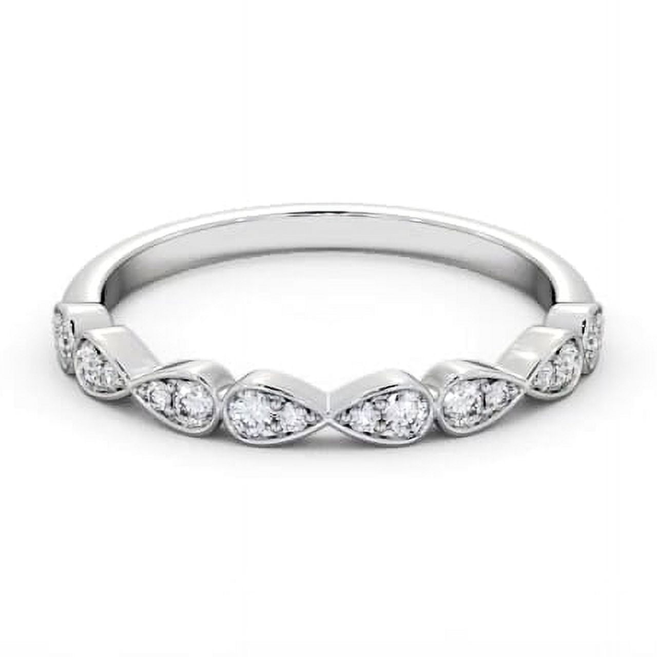 Dazzle Jewelry 1.6 Ct Round Cut Moissanite Engagement Ring – 14K White ...