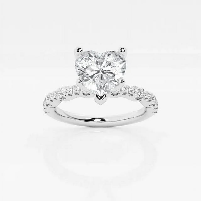 Dazzle Jewelry Excellent 1.6 Ct Round Cut Moissanite Ring Wedding Rings ...