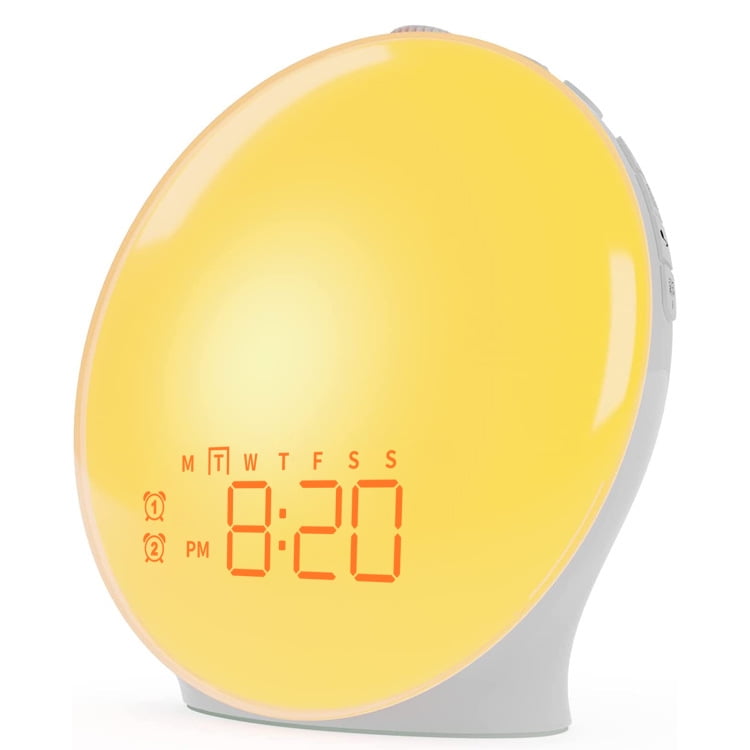 Dazzle Wake up light simulates sunrise and sunset LED electronic alarm ...