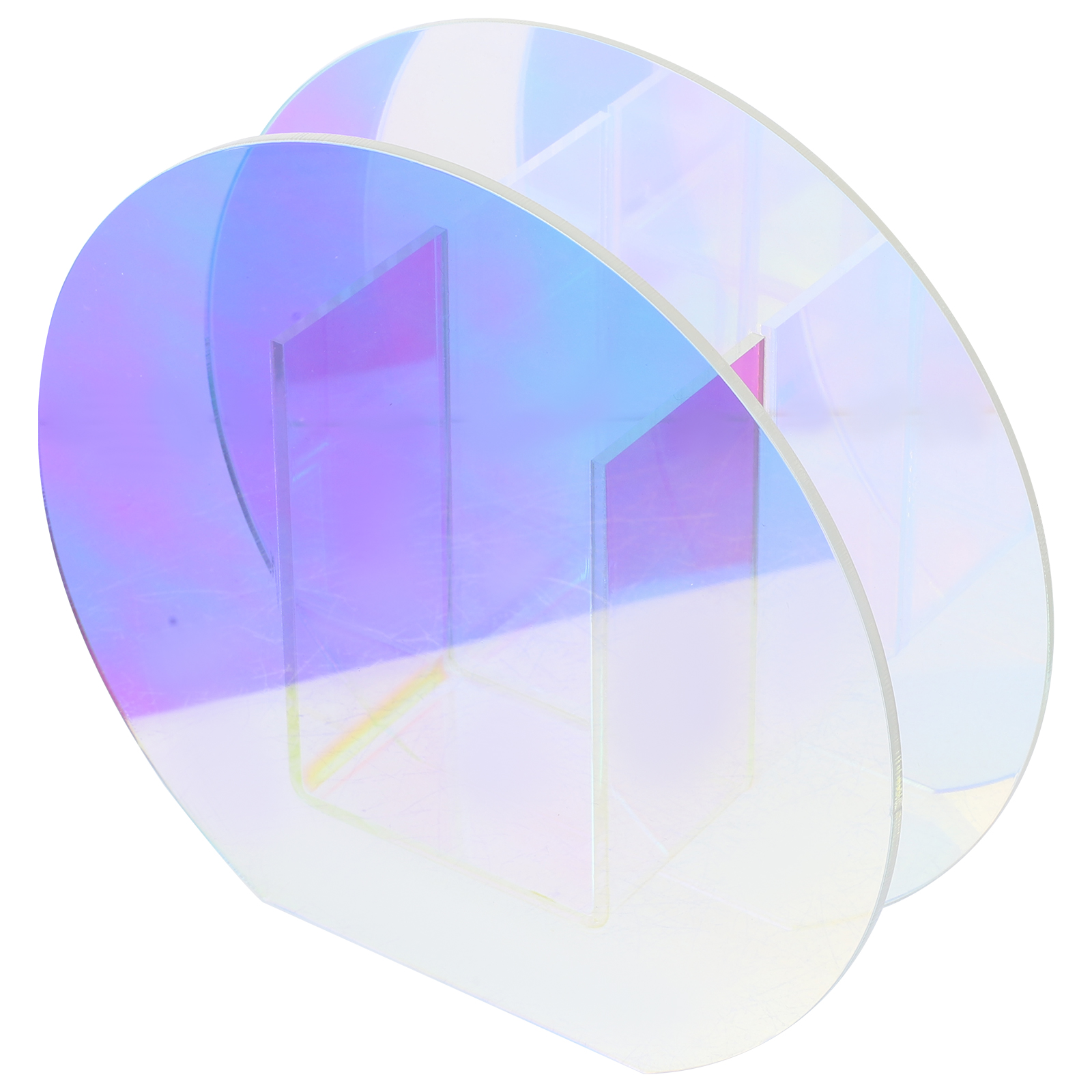 Dazzling Acrylic Vase Transparent Dried Flower Geometry Vase Round ...