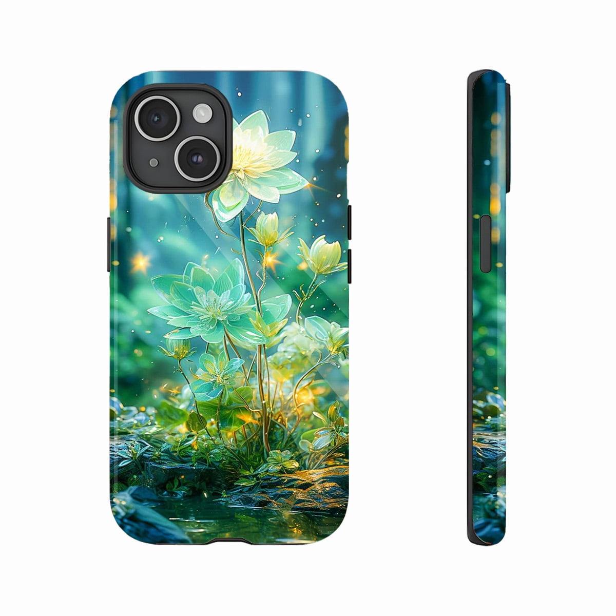 Dazzling Artistic Nature-Inspired iPhone Case with Vibrant Floral ...
