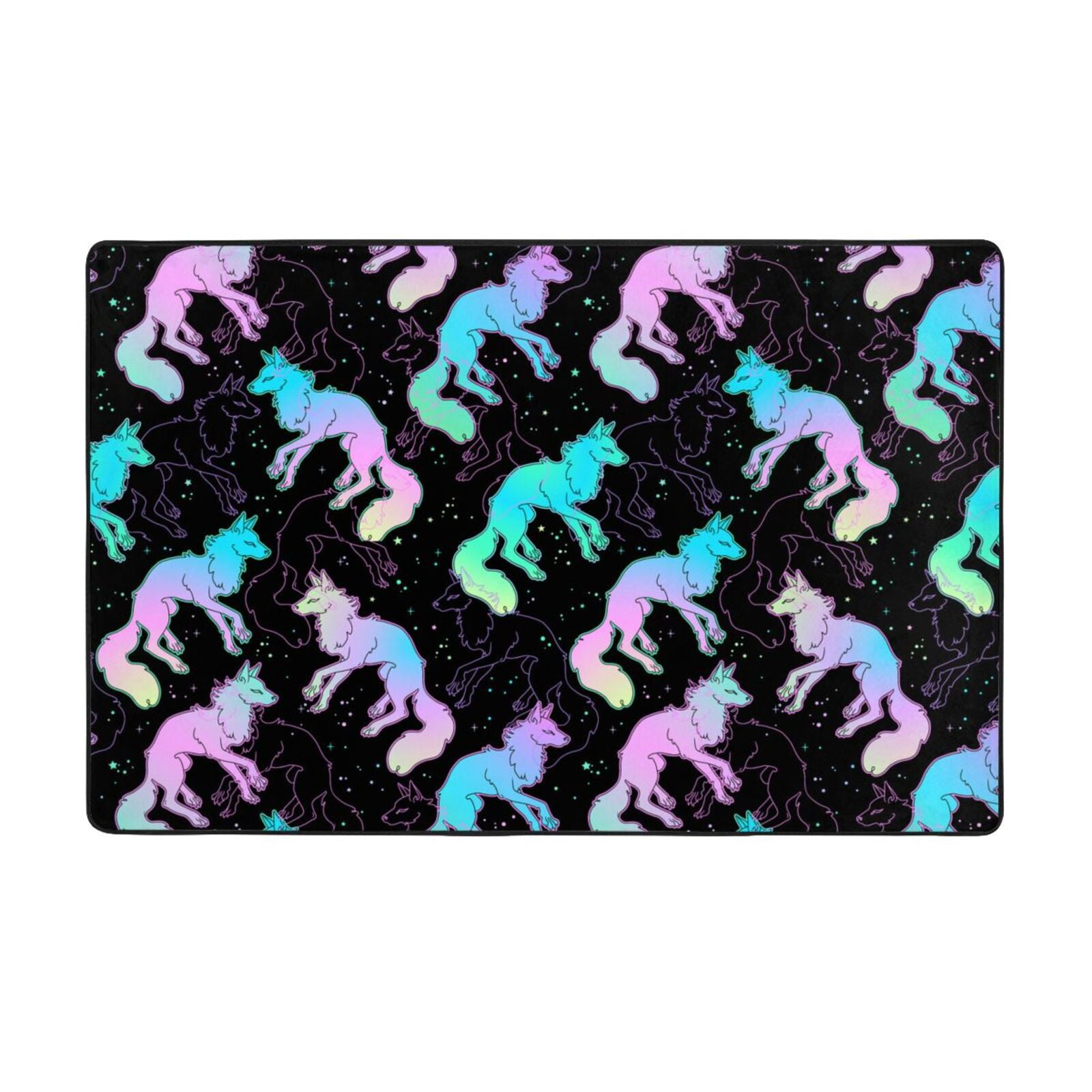 Dazzling Color Fox Universal Door Mat Indoor Entrance, 60×39 Non-Slip ...