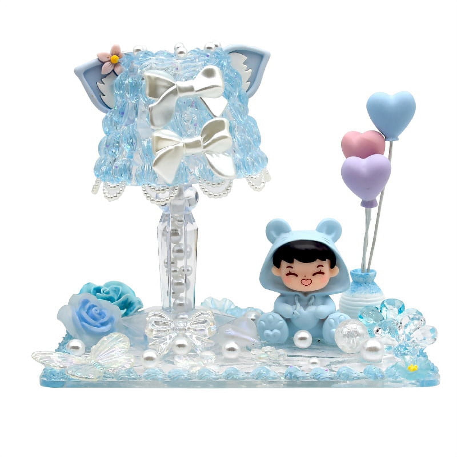 Dazzling Crystal Lamp Cartoon DIY Table Lamp Children's Night Light ...
