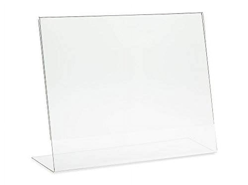 Dazzling Displays Clear Sign Holders - 11 x 8.5 Horizontal Landscape ...