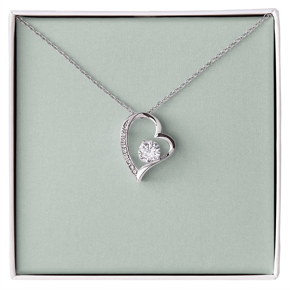Dazzling Forever Love Necklace For Her - Forever Love Necklace - 14k ...