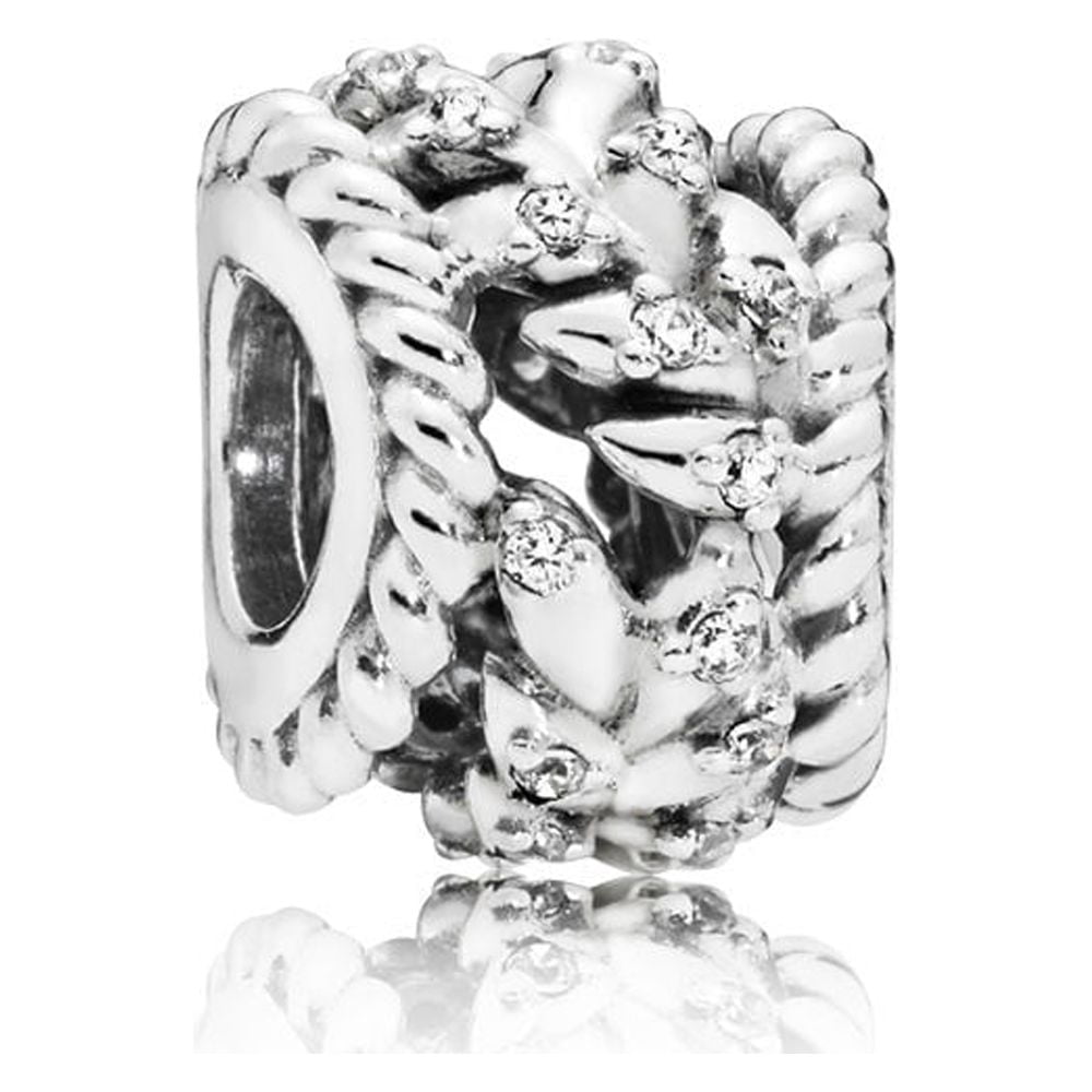 Dazzling Grain Swirls Charm - 797597CZ - Walmart.com