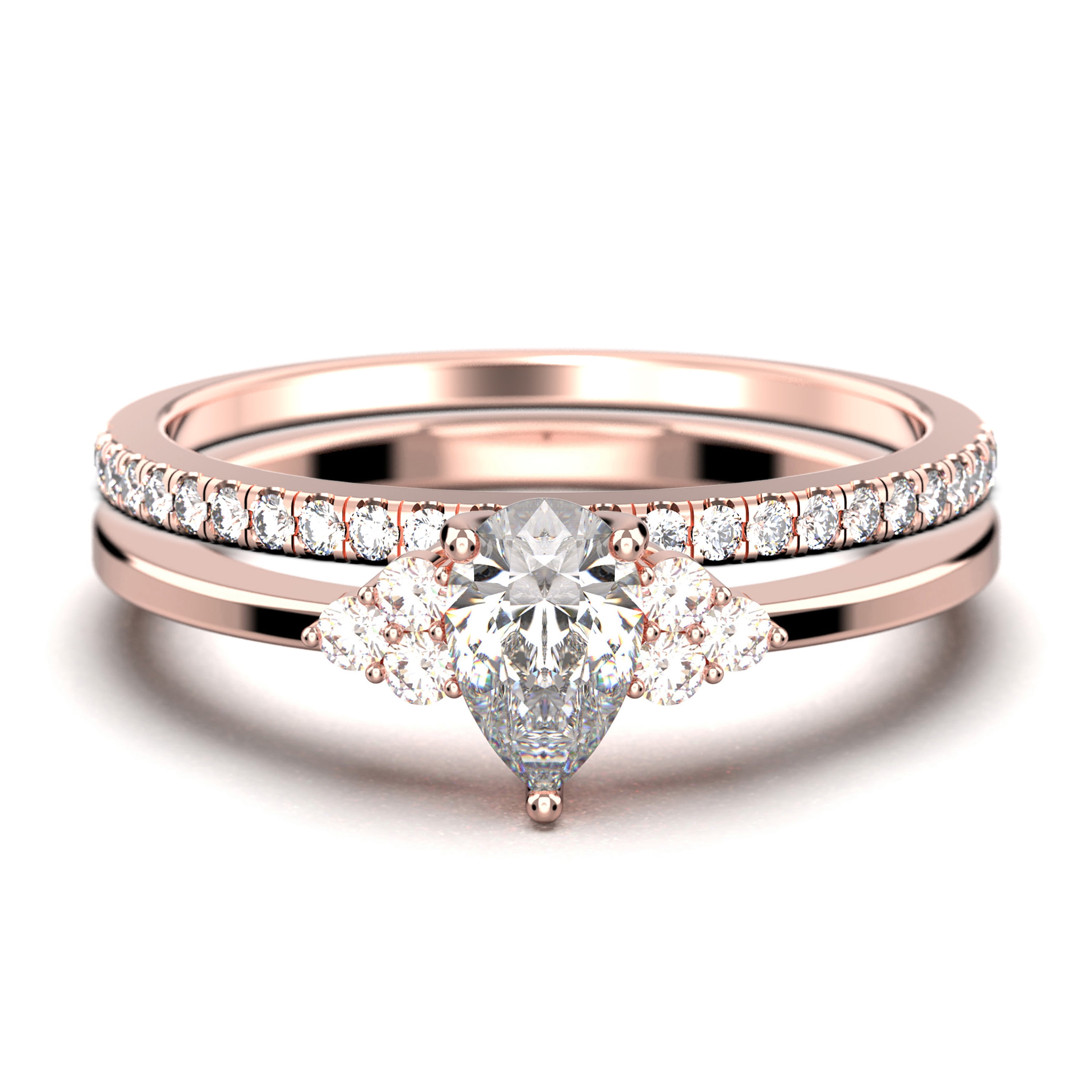 Dazzling Minimalist 1.75 Carat Pear Cut Affordable Ring, Diamond ...