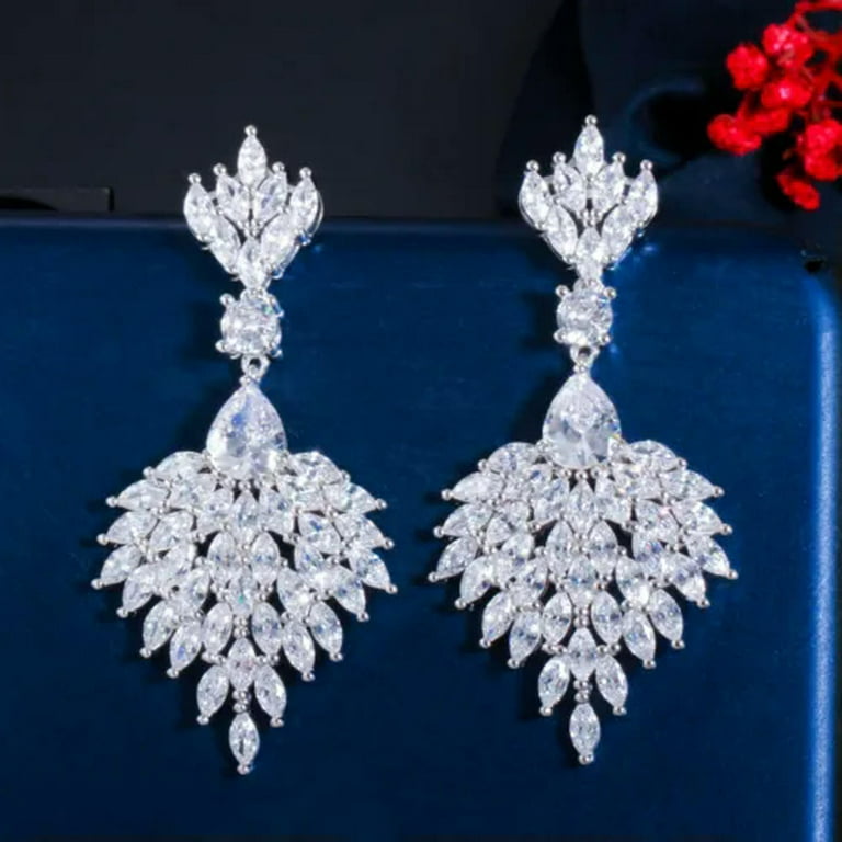 White costume jewelry earrings store