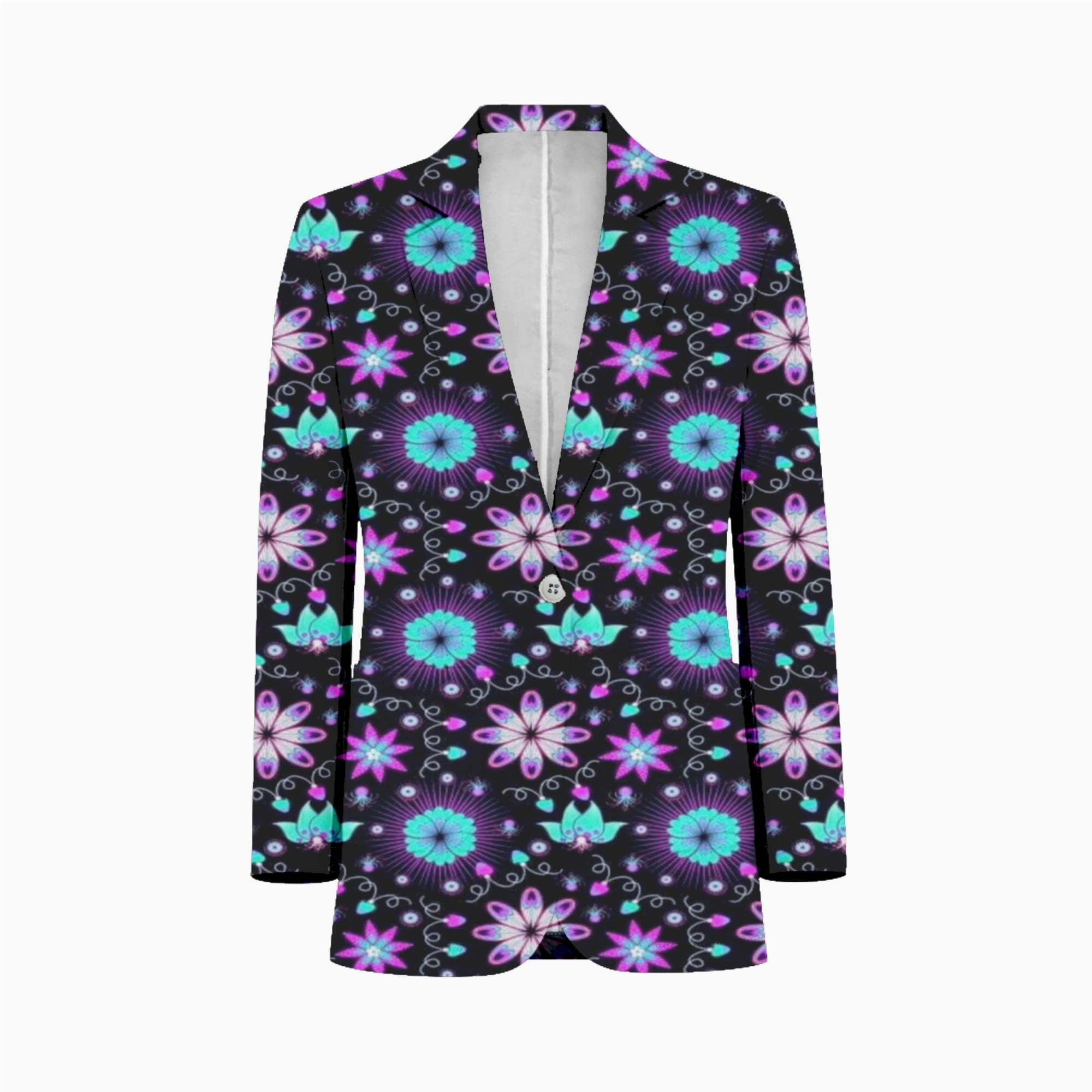 Dazzling flowers Mens Suits Shawl Collar Slim Fit Suit Mens Groom ...
