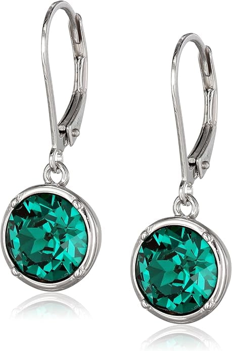 Dazzlingdaimonds Jewels 1.75 Ctw Round Cut Green Emerald Engagement ...