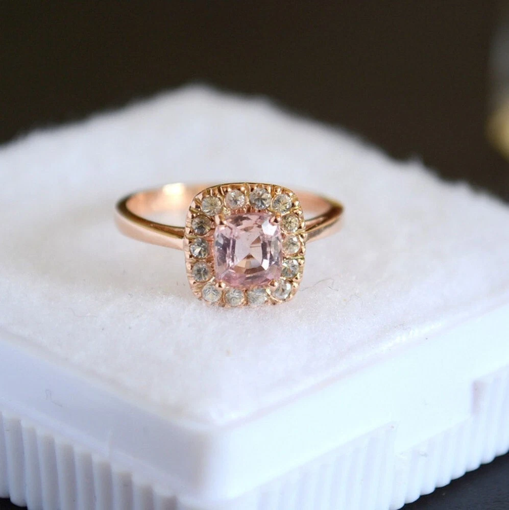 Dazzlingdaimonds Jewels 14K Rose Gold Plated 925 Sterling Silver 2.10 ...