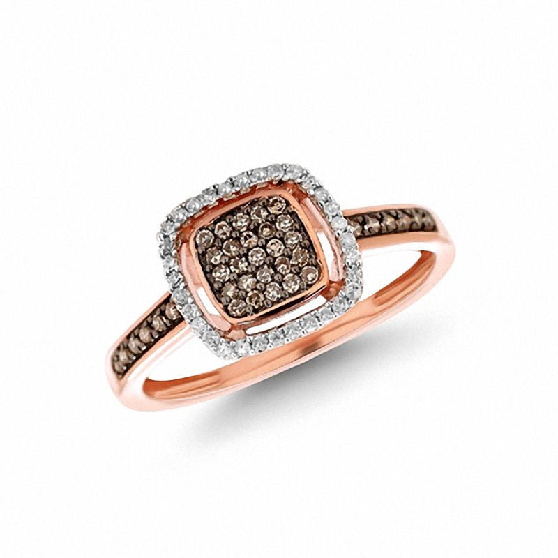 Dazzlingdaimonds Jewels 2.10 Ct Round Cut Champagne and White Diamond ...