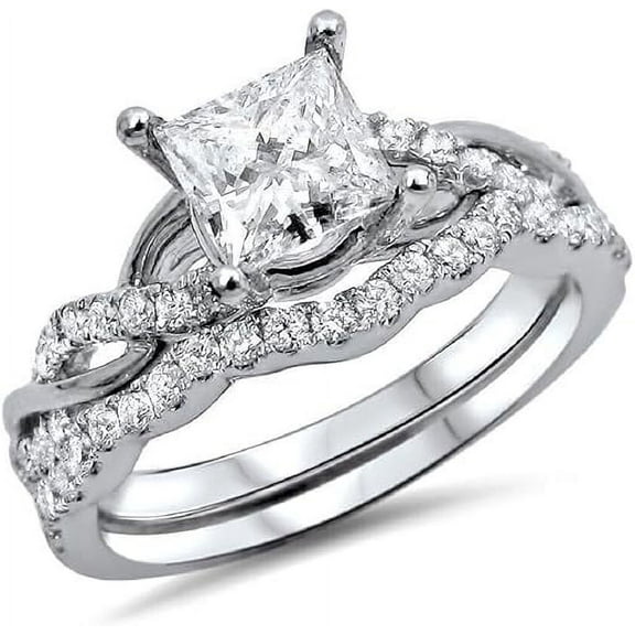 beryl_creation 925 Sterling Silver 2.00 Ct Round Cut Blue Sapphire ...