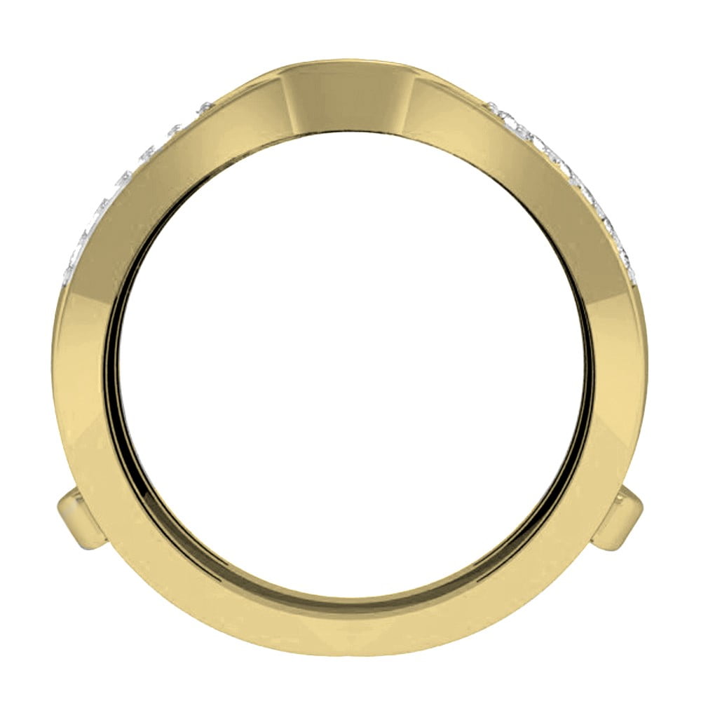 Dazzlingrock Collection 0.25 Carat (ctw) 18K Round Diamond Wedding Band ...