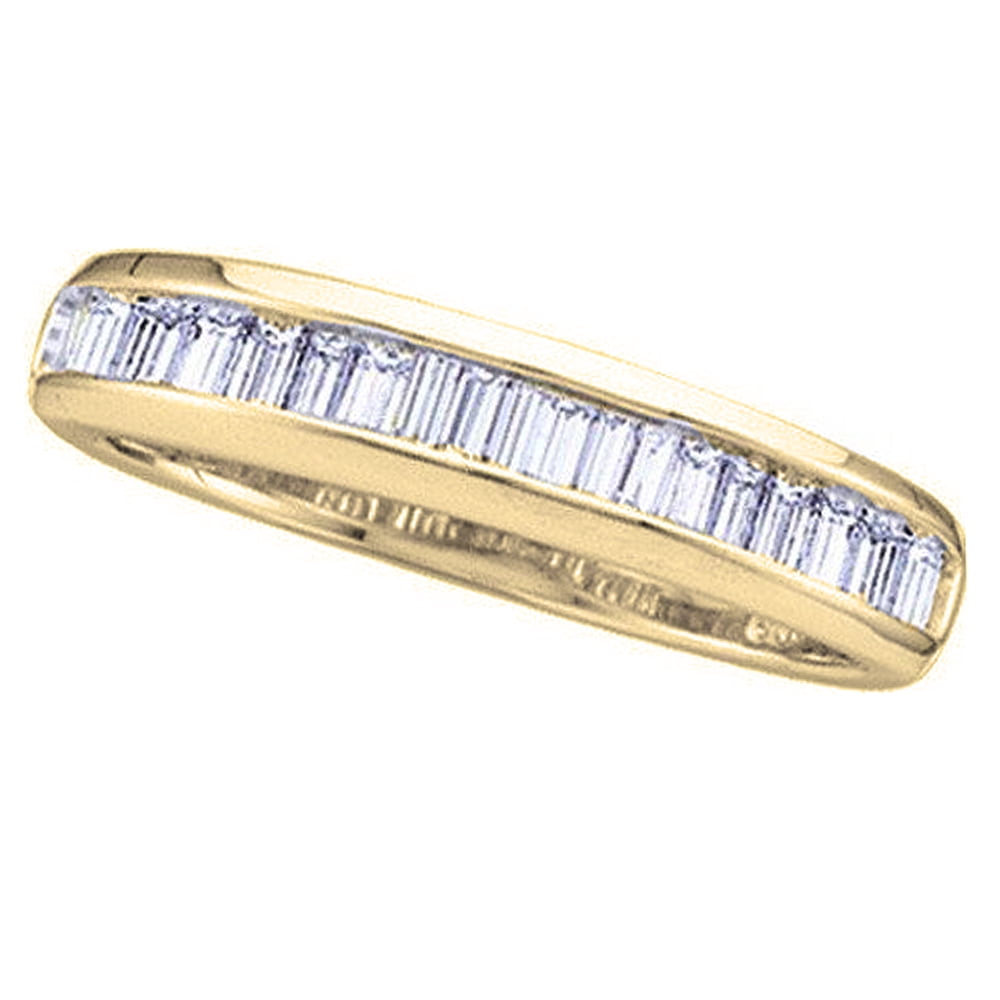 Dazzlingrock Collection 0.40 Carat (ctw) 10K Baguette Diamond Ladies ...
