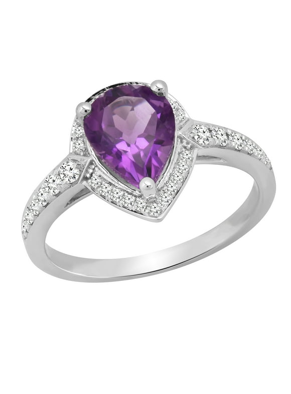 Teardrop Diamond Engagement Rings