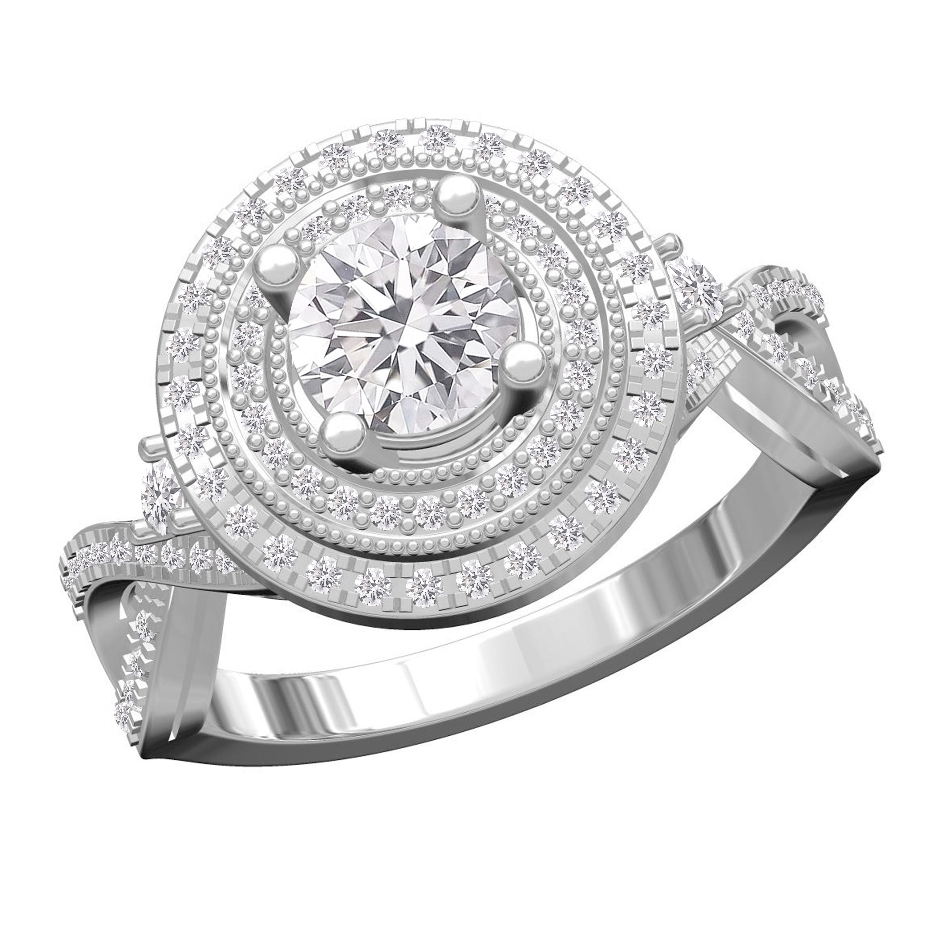 Dazzlingrock Collection IGI CERTIFIED Round Lab Grown White Diamond ...
