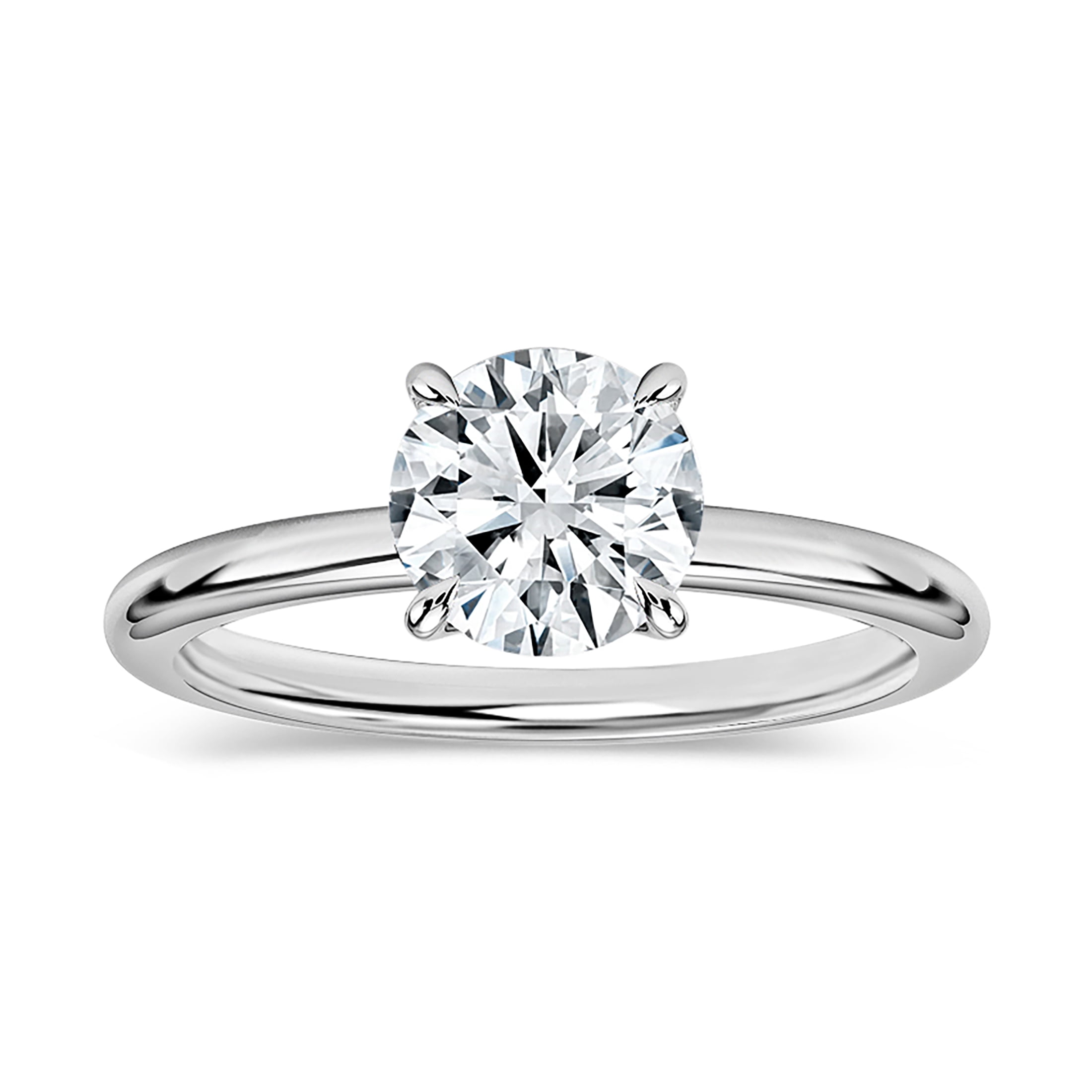 Dazzlingrock Collection IGI Certified 1 Carat Round Lab Grown White ...