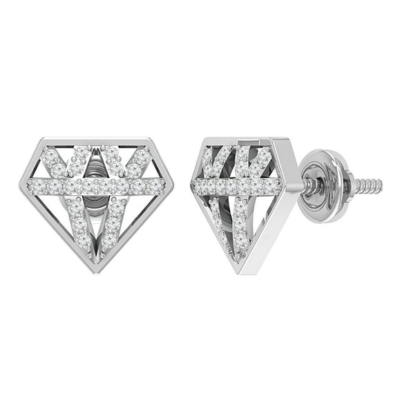 Dazzlingrock Collection Round White Diamond Circle Double Halo ...