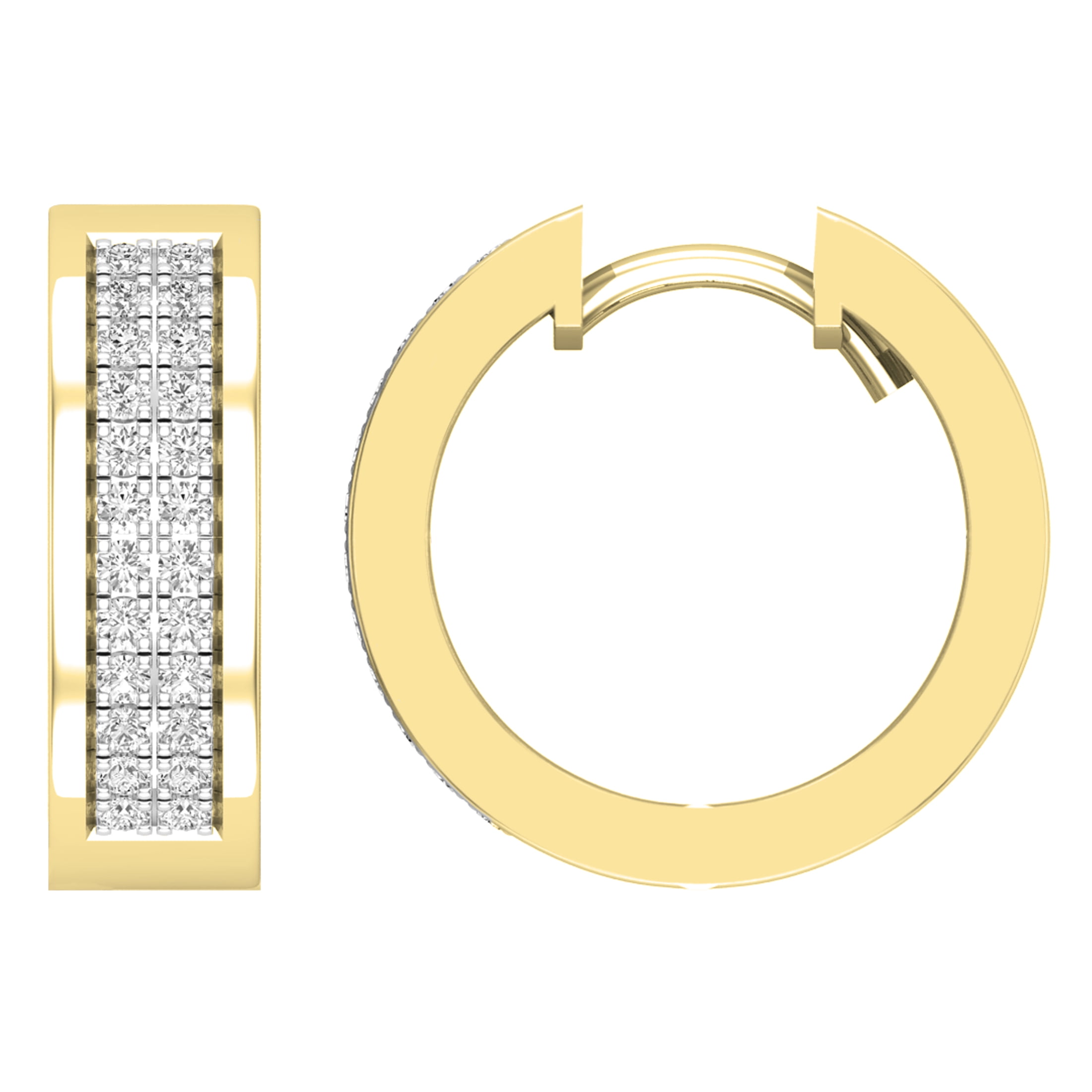 Dazzlingrock Collection Round White Diamond for Men's & Women's (Unisex ...