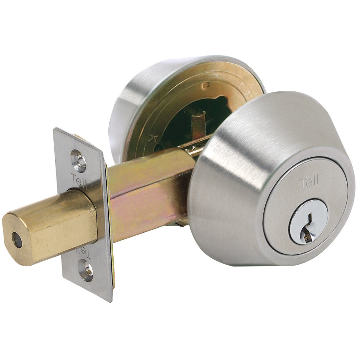 Db2041 Grade 2 Double Cylinder Deadbolt, Satin Stainless Steel ...