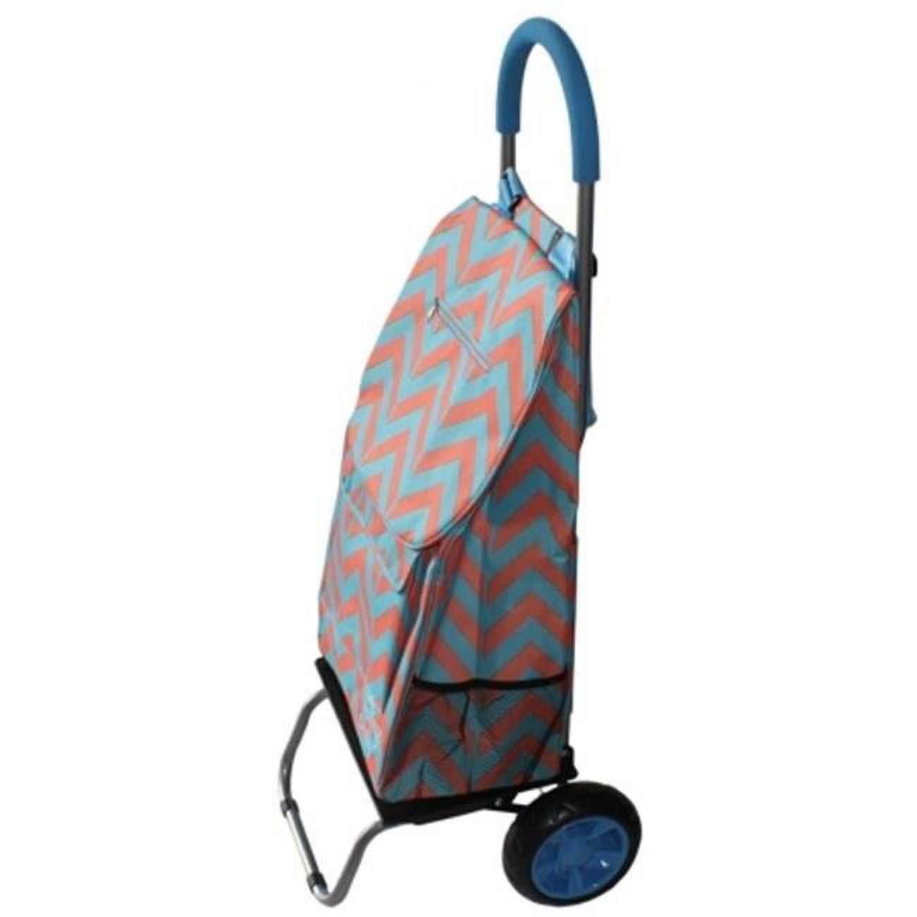 Dbest Products 01-582 Trendy Trolley Dolly - Broken Chevron Teal ...