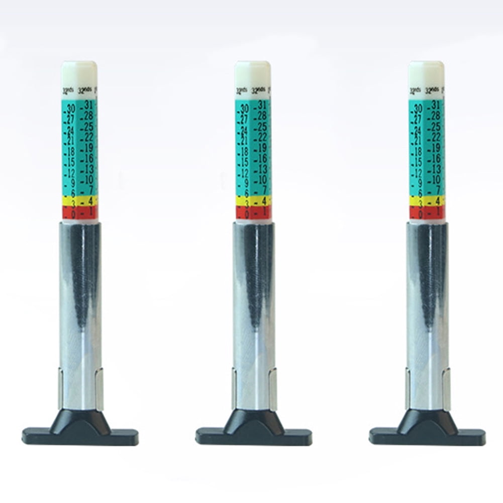 Dbuoem 0-25mm Car Truck Wheel Tyre Tire Tread Depth Gauge Meter Tester ...