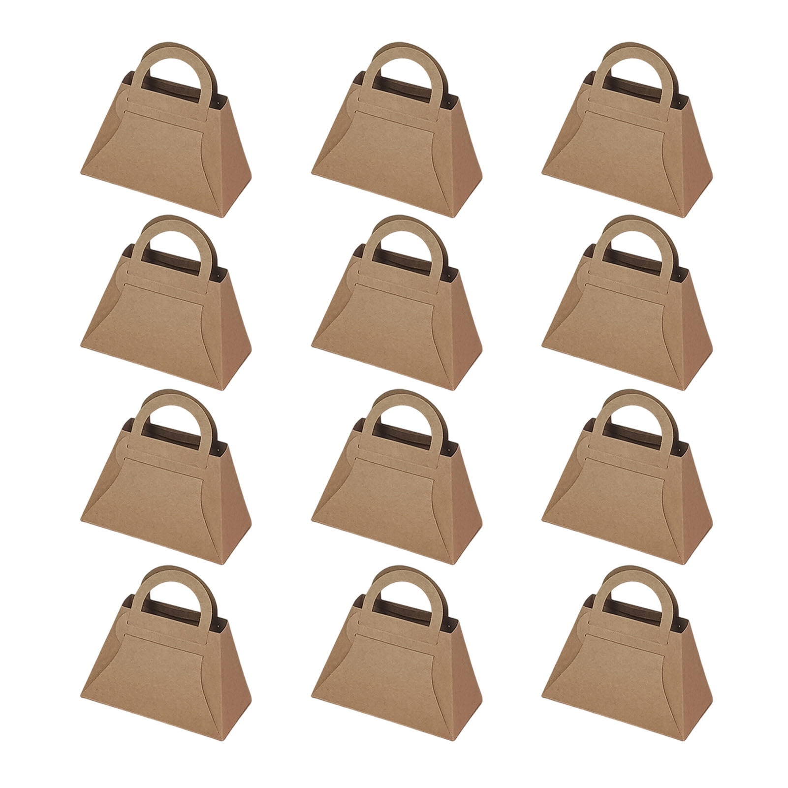 Dbuoem 12 Pcs Gift Boxes with Handles Paper Gift Box Cookie Dessert ...