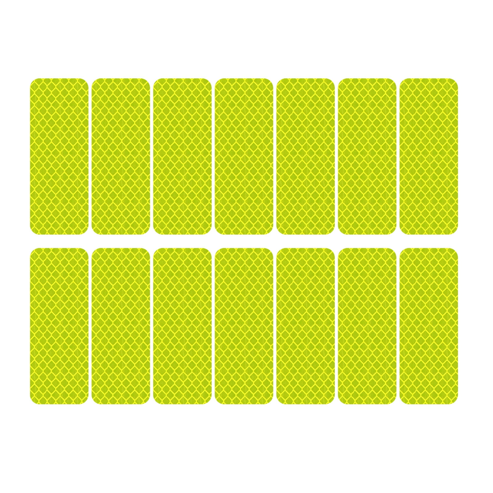 Dbuoem 14Pcs Reflective Warning Strip Tape Car Bumper Reflective Strips ...
