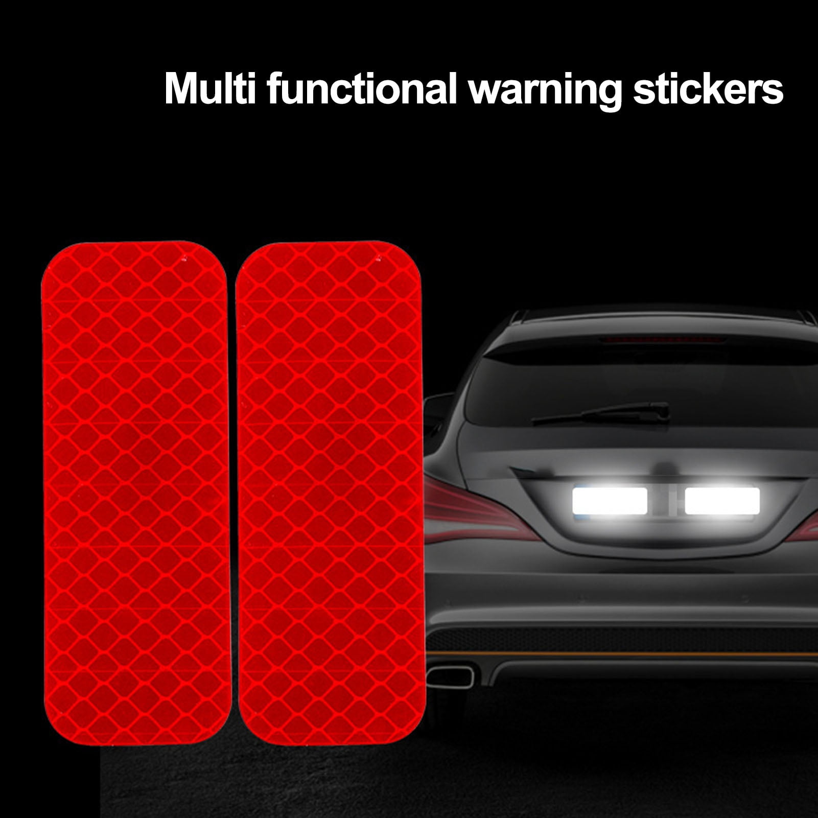 Dbuoem 14Pcs Reflective Warning Strip Tape Car Bumper Reflective Strips ...