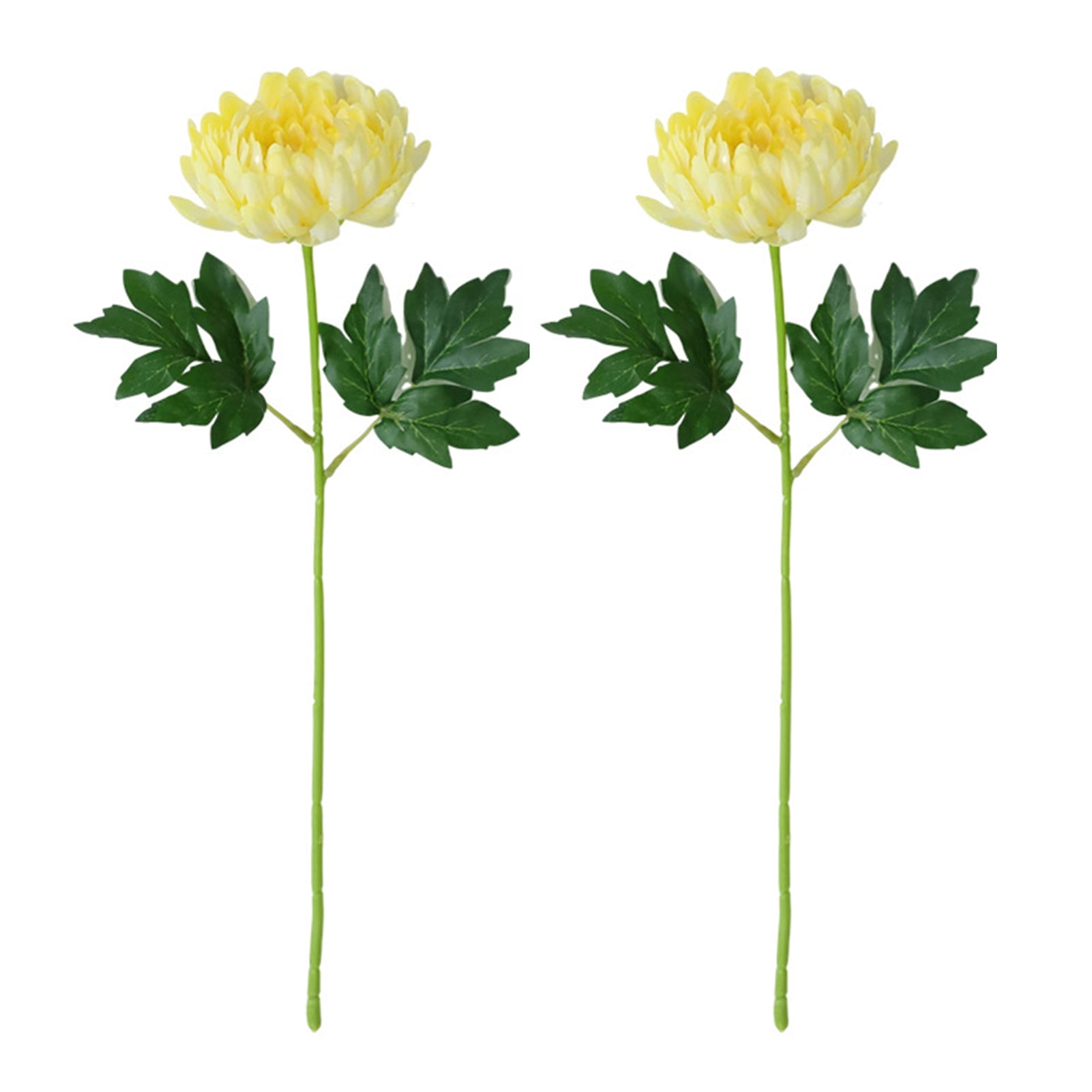 Dbuoem 2 Pcs Artificial Chrysanthemum Stems Realistic Fake ...